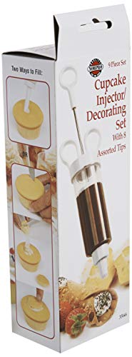 Norpro Cupcake Injector/Decorating Icing Set, 9-Piece Set