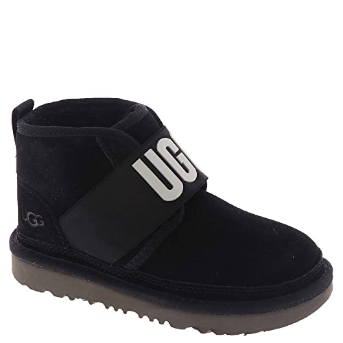 UGG Unisex-Child Neumel Ii Graphic Boot, Black, 6