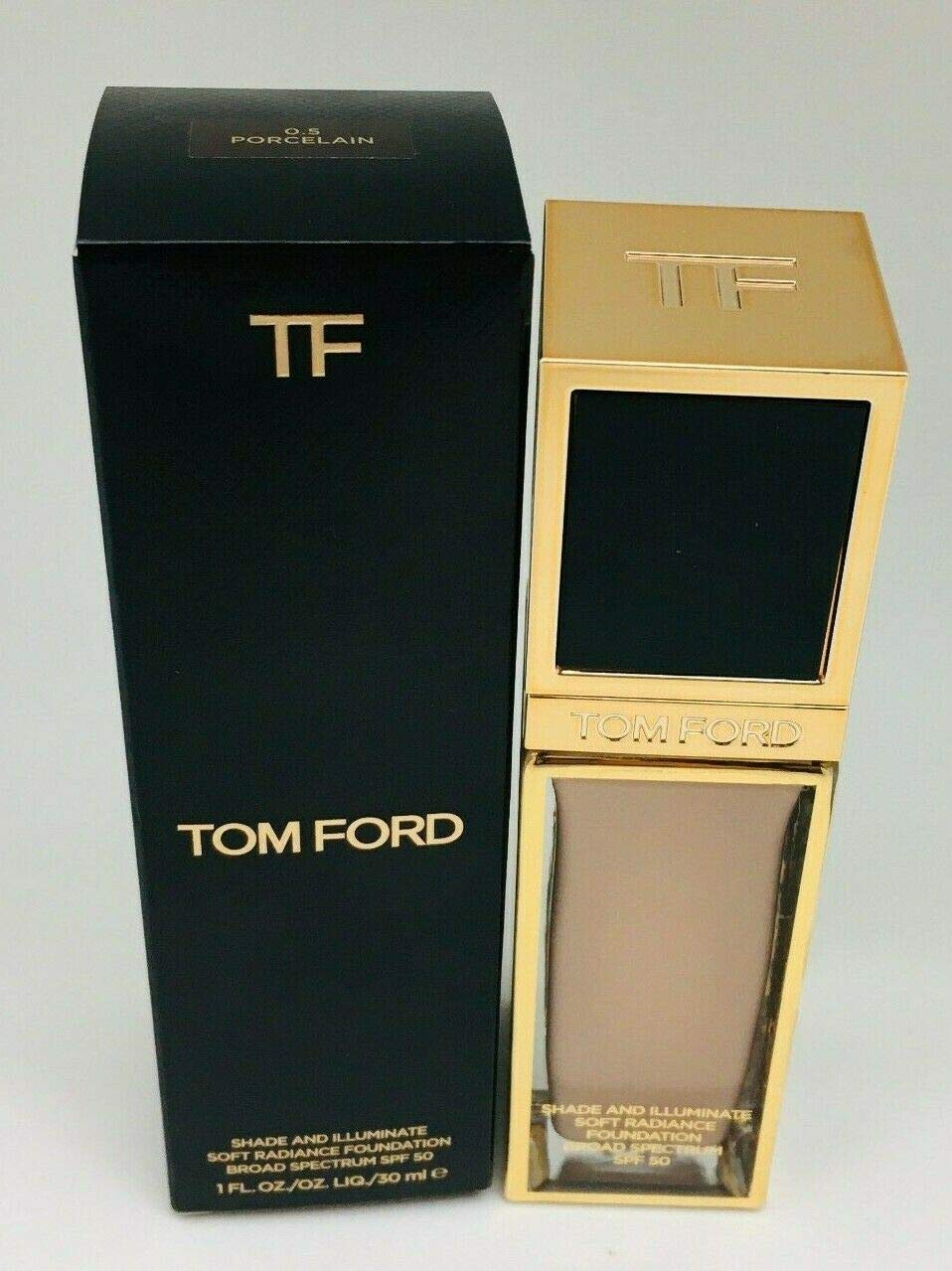 Tom Ford Shade And Illuminate Soft Radiance Foundation SPF 50 1.0 oz / 30 ml - 0.5 PORCELAIN