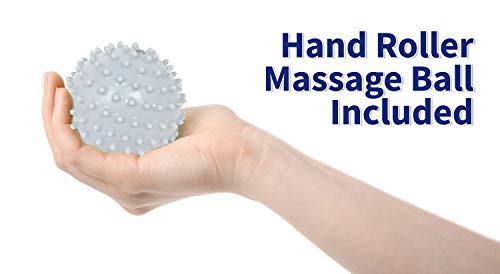 StrictlyStability Plantar Fasciitis Night Sock with Massage Ball Included (Large)