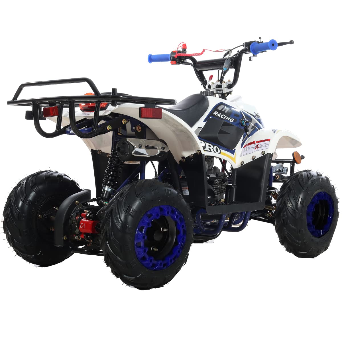 X-PRO Bolt 110 110cc ATV Quad Gas Powered 4 Wheeler ATVs Off Road 4 Wheelers(Blue)