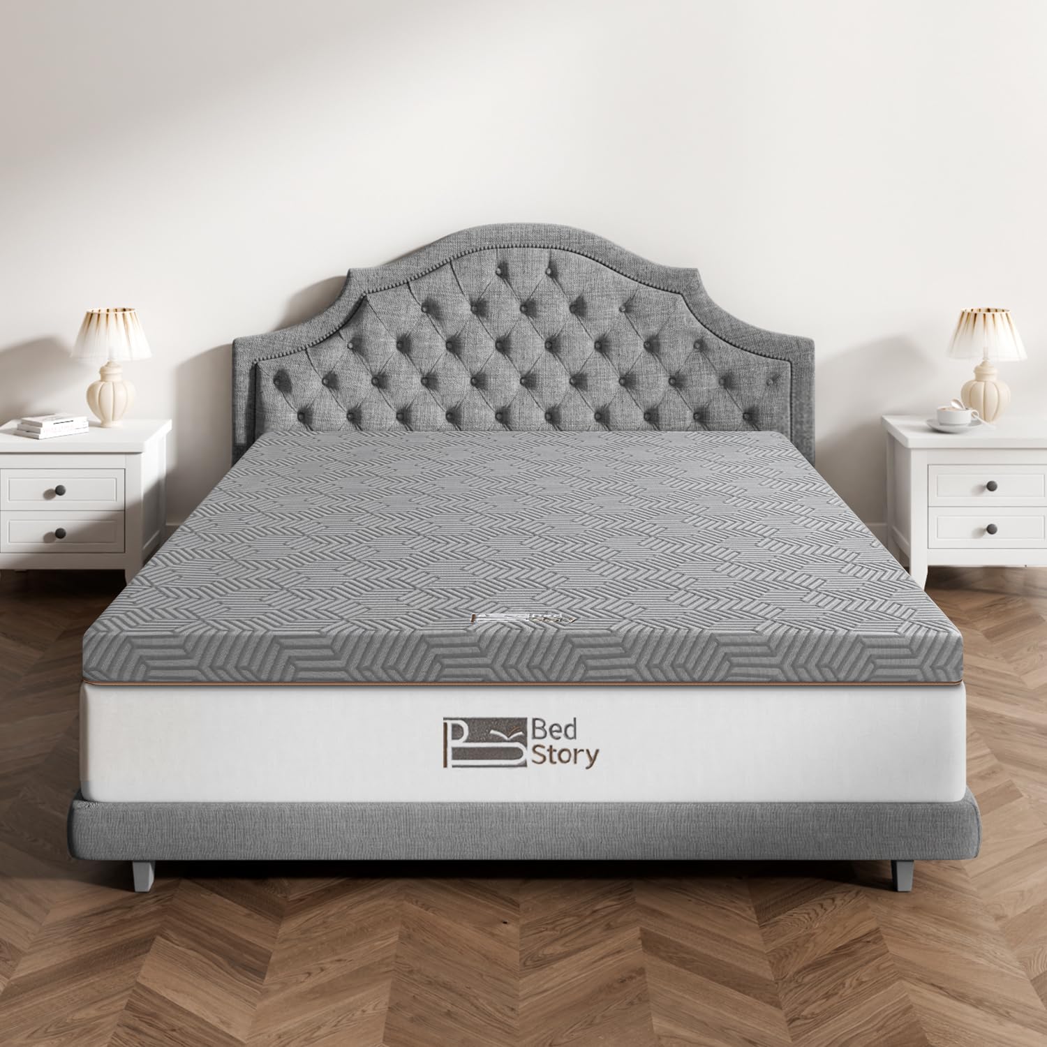 BedStory Firm Mattress Topper Twin - 3 Inch Memory Foam Mattress Topper - High Density Foam Bed Toppers for Back Pain Relief