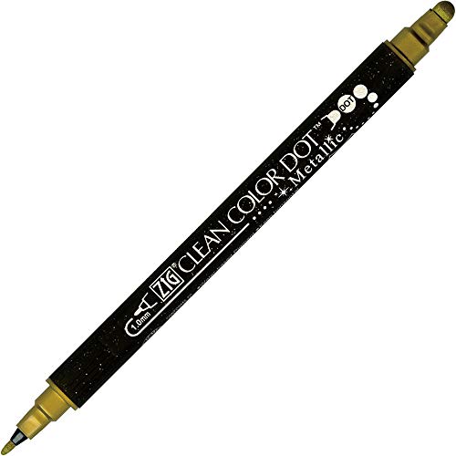 Kuretake TC-8100/6V ZIG Clean Color Dot Metallic 6 Colors
