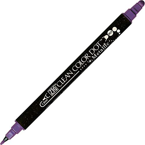 Kuretake TC-8100/6V ZIG Clean Color Dot Metallic 6 Colors