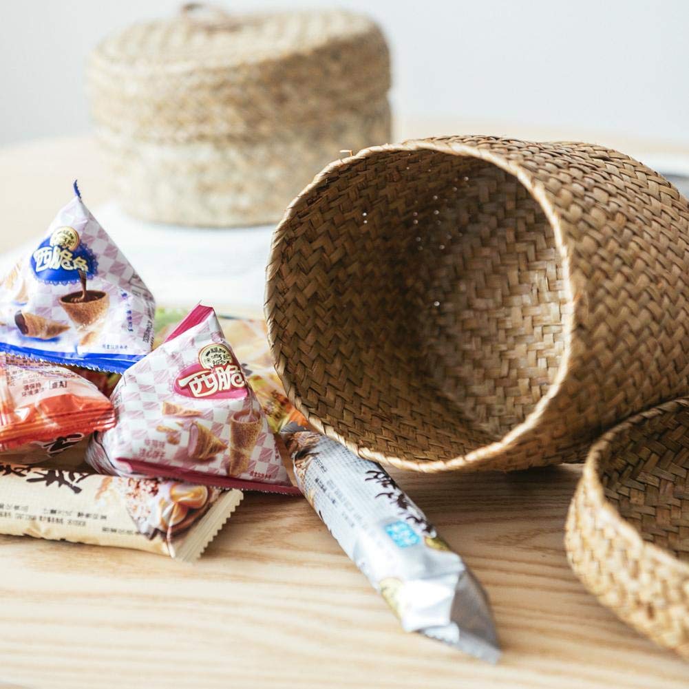 Basket Sticky Rice Storage Box with Lid Craft Handmade cookware Snack Gift kitchenware