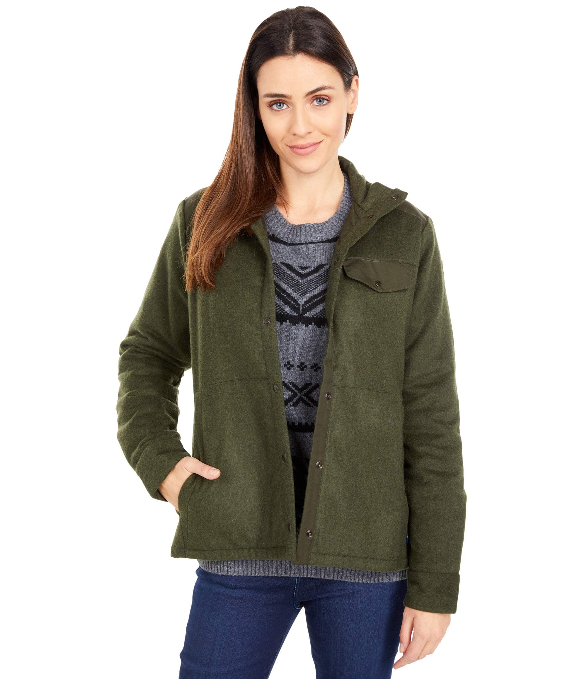 Fjällräven Canada Wool Padded Jacket Deep Forest XS