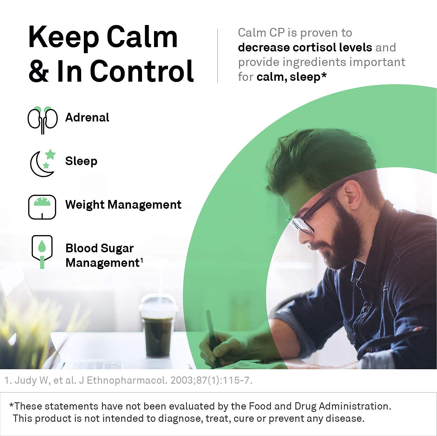 NeuroScience Sleep + Calm Support Set - Kavinace OS + Calm CP - Quick Sleep Support Kavinace with Melatonin, L-Theanine + Botanicals, Calm CP Cortisol & Adrenal Support (2 Products)