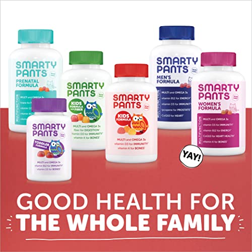 SmartyPants Baby Multi&DHA Supplement:Liquid Multivitamin with Vitamin D3, C,Vitamin B6,Biotin,Choline & Lutein, for Infants 6-24 Months,Gluten Free,Natural Fruit Flavor,30 Servings(Package May Vary)