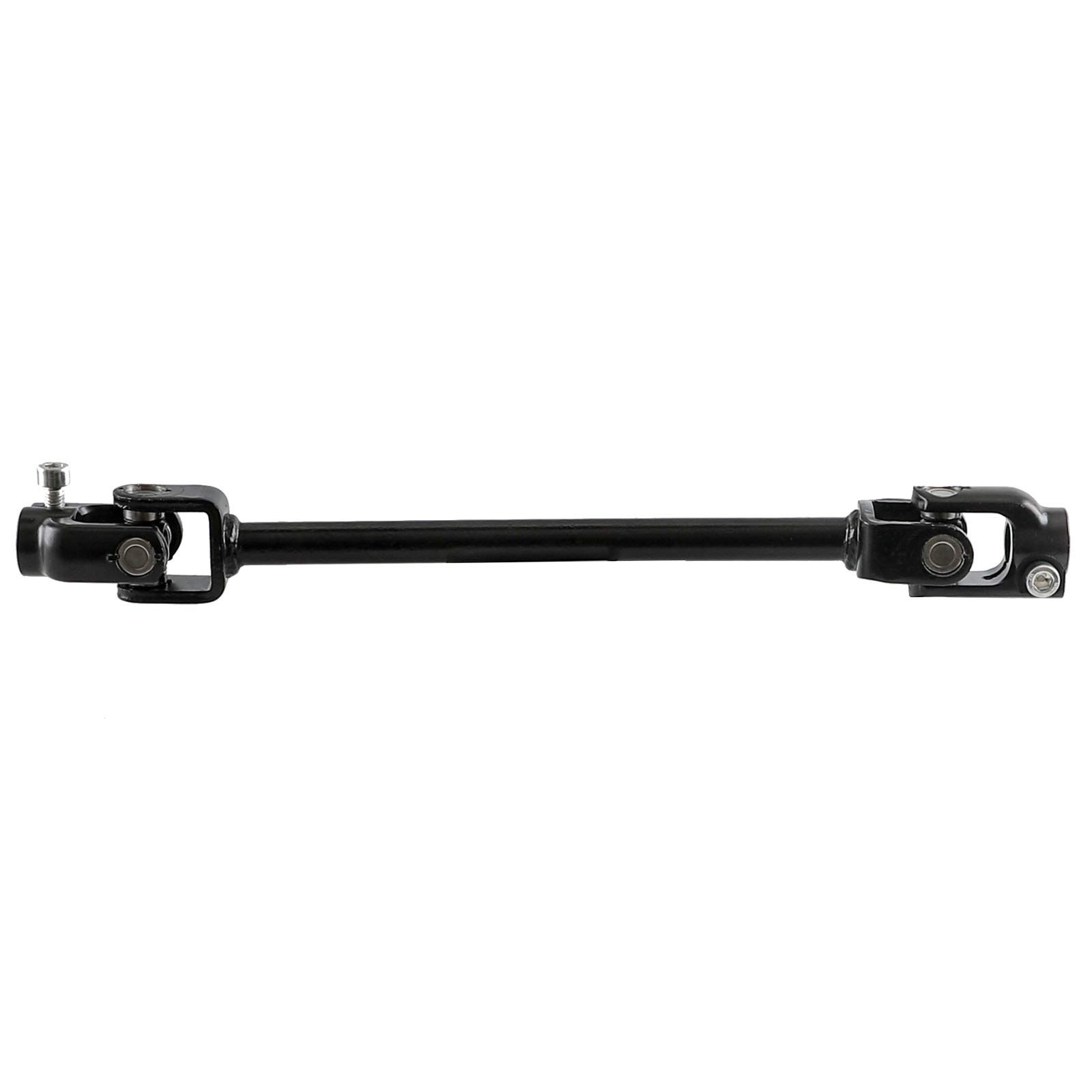 WPHMOTO Complete Steering Wheel Assembly Tie Rod Rack Adjustable Shaft Kit fit for 110cc 125cc Go Kart Bike