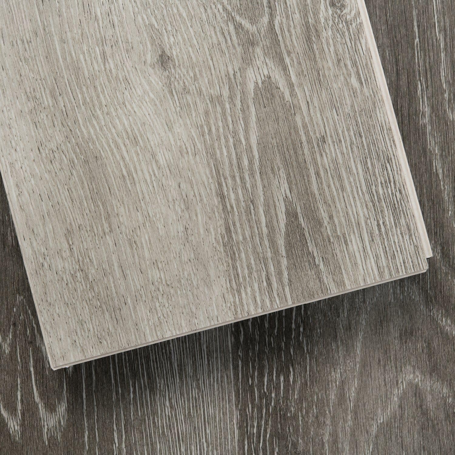 Lucida Surfaces Luxury Vinyl Flooring Tiles | Interlocking Flooring for DIY Installation | 10 Wood-Look Planks | MaxCore Ultra | 24.5 Sq. Feet (10 Planks, Pioneer Oak, 10)
