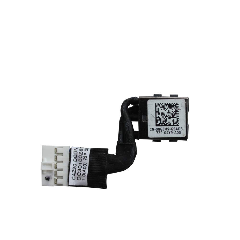 Zahara 2PCS DC Power Jack Replacement for Dell Latitude 7480 E7480 8GJM9 08GJM9 DC30100Z400
