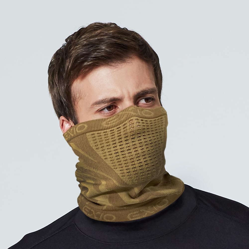 EXIO Winter Neck Warmer Gaiter/Balaclava (1Pack or 2Pack) - Windproof Face Mask for Ski, Snowboard (10. COYOTE BROWN (1pack))