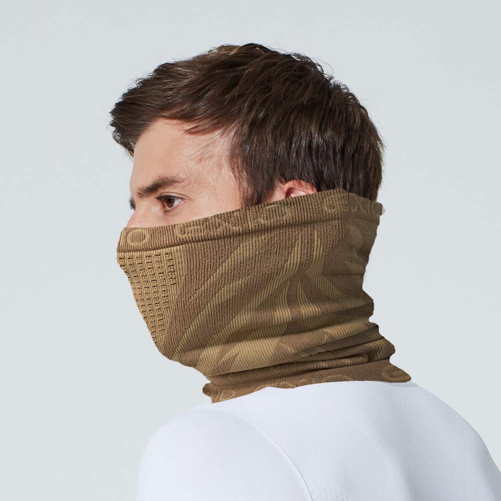 EXIO Winter Neck Warmer Gaiter/Balaclava (1Pack or 2Pack) - Windproof Face Mask for Ski, Snowboard (10. COYOTE BROWN (1pack))