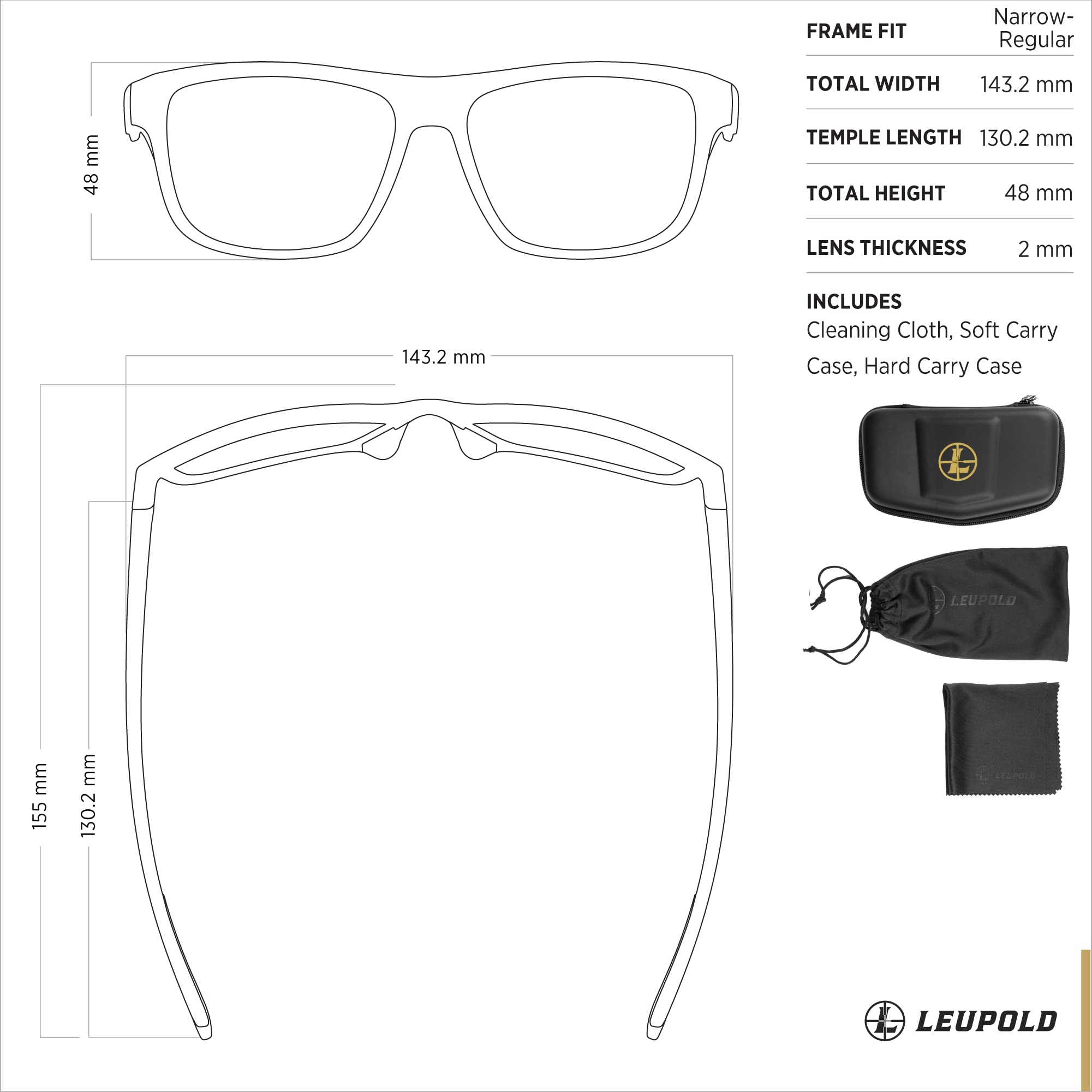 Leupold Katmai Performance Eyewear with Matte Tortoise Frames and Bronze Mirror Polarized Lenses