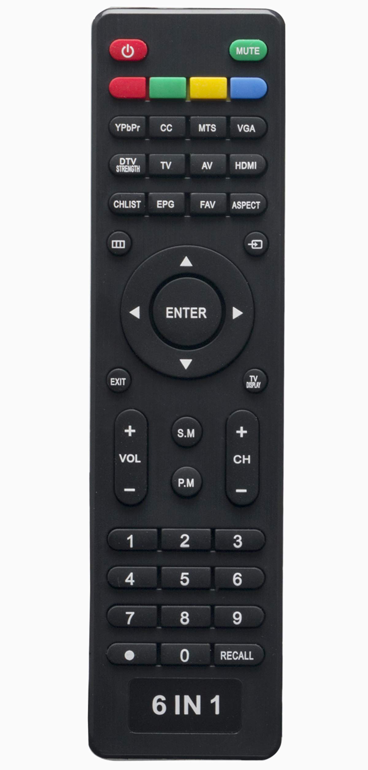 Remote Control Replacement Compatible with VIORE Pioneer Polaroid RCA Vios Speler TV RC2012V LED19VH50 LED19VH50M LED22VH50 LED22VF50 LED26VF50 VD2655 LED32VH50 LED26IF50 RLDED3258A-D