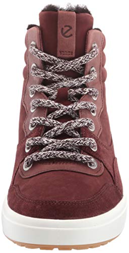 ECCO Women's Soft 7 Wedge Tred Winter Boot Ankle, Chocolat/Chocolat/Chocolat Suede, 8-8.5