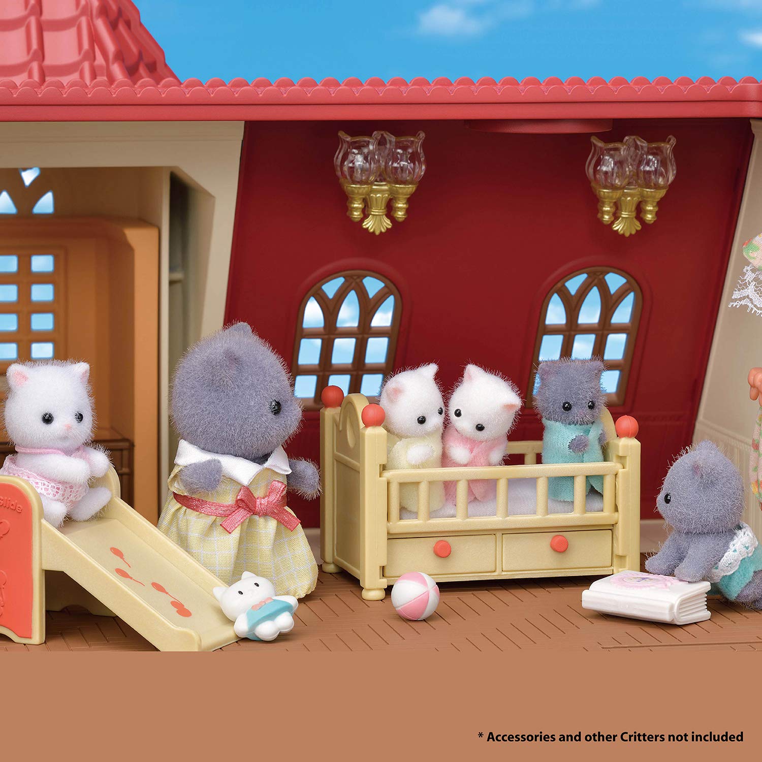 Calico Critters Persian Cat Family - Set of 4 Collectible Doll Figures for Children Ages 3+