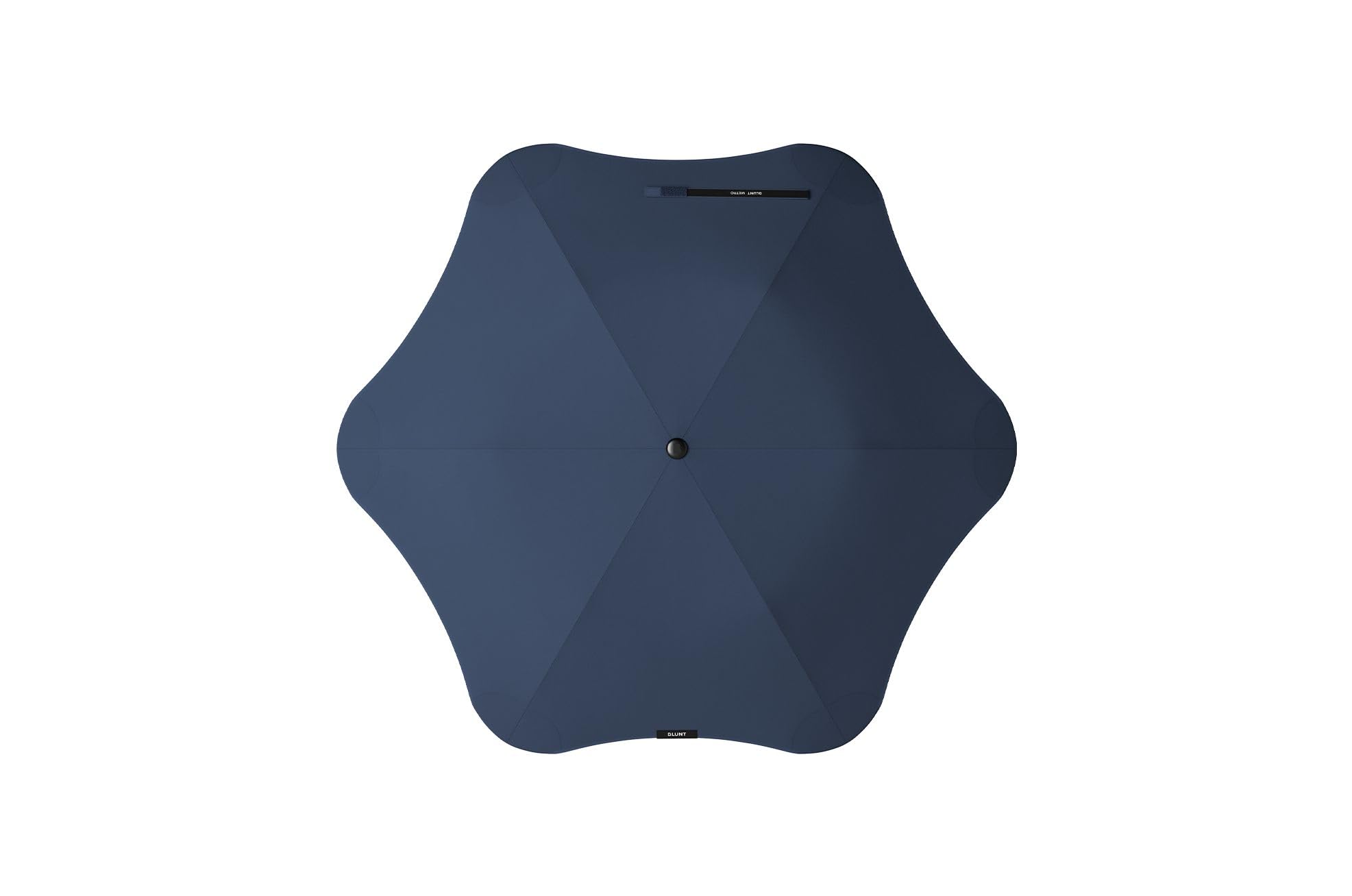 BLUNT Metro Travel Umbrella – 39" Windproof, Compact Umbrella for Wind and Rain, Portable, Heavy Duty, UV Protection - Midnight Navy