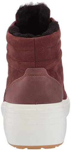 ECCO Women's Soft 7 Wedge Tred Winter Boot Ankle, Chocolat/Chocolat/Chocolat Suede, 10-10.5