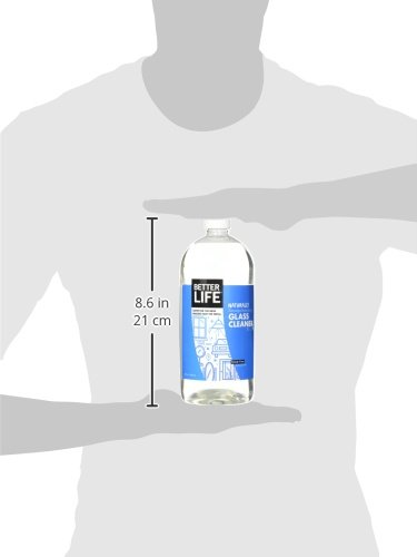 Better Life Natural Streak Free Glass Cleaner, 32 Ounces (Pack of 2), 24425