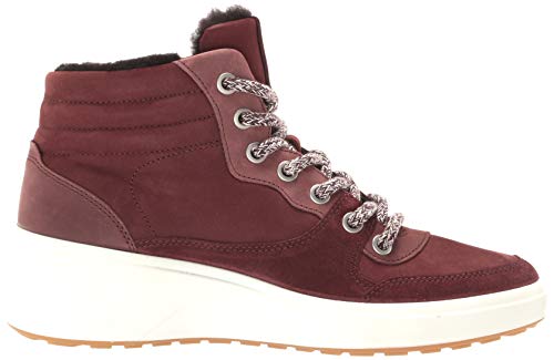 ECCO Women's Soft 7 Wedge Tred Winter Boot Ankle, Chocolat/Chocolat/Chocolat Suede, 10-10.5