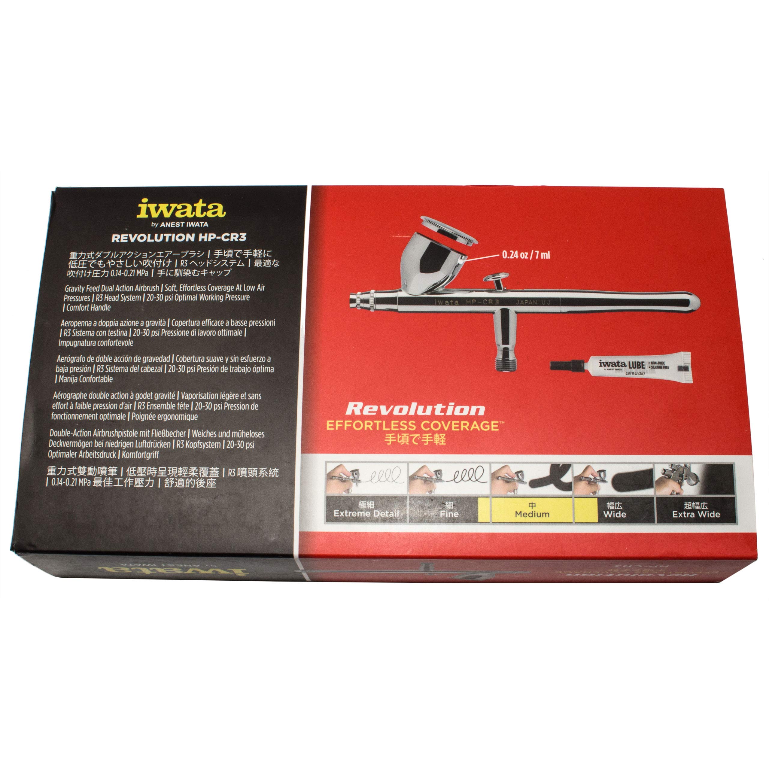 Iwata Revolution 4530 HP-CR3 Gravity Feed Dual Action Airbrush