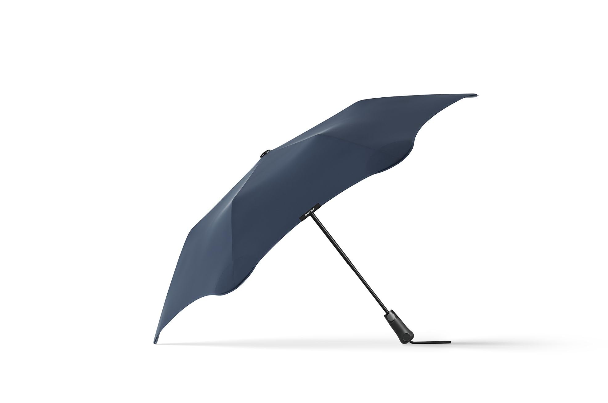 BLUNT Metro Travel Umbrella – 39" Windproof, Compact Umbrella for Wind and Rain, Portable, Heavy Duty, UV Protection - Midnight Navy