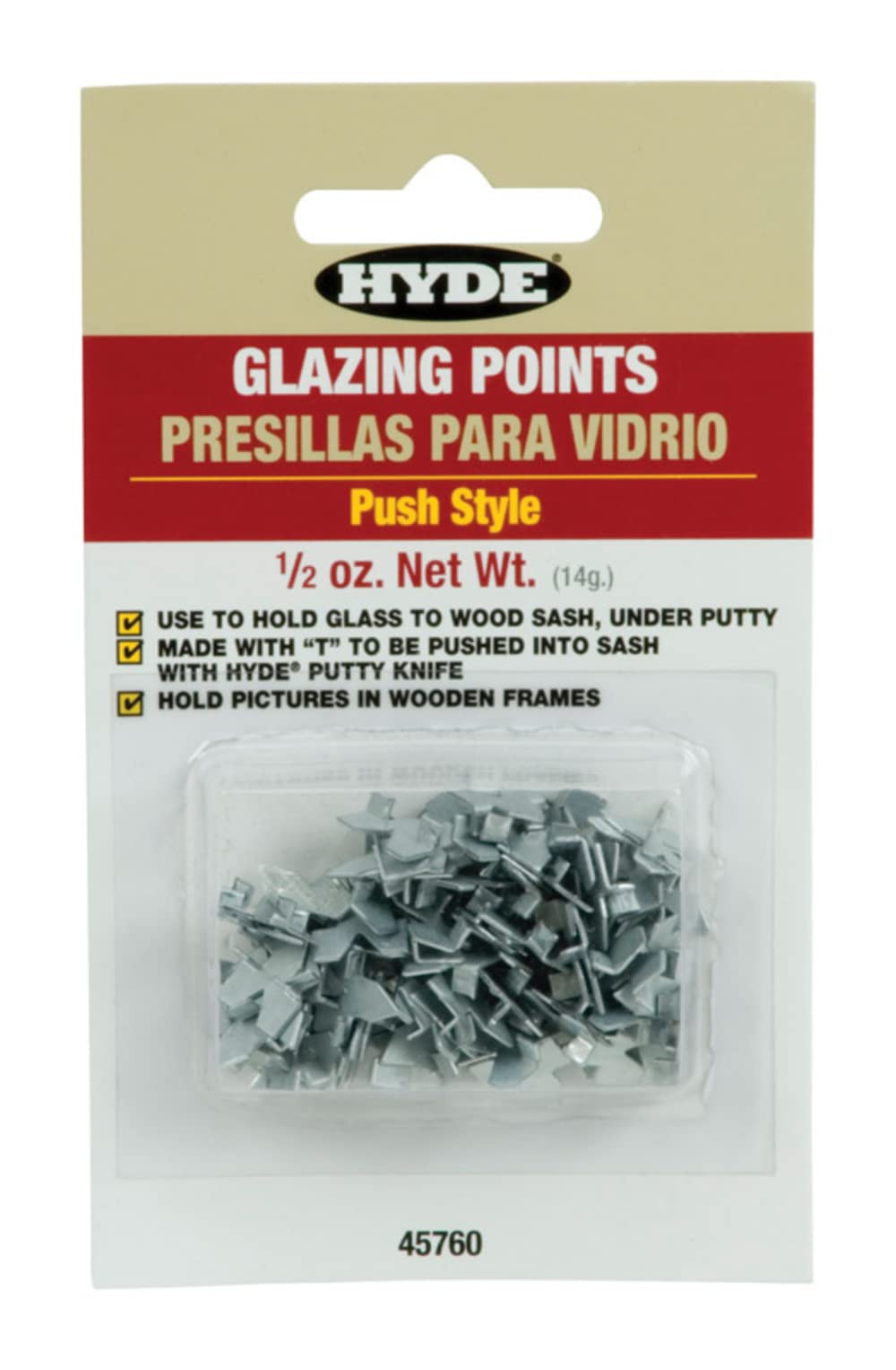 GLAZING POINTS PUSH STYL