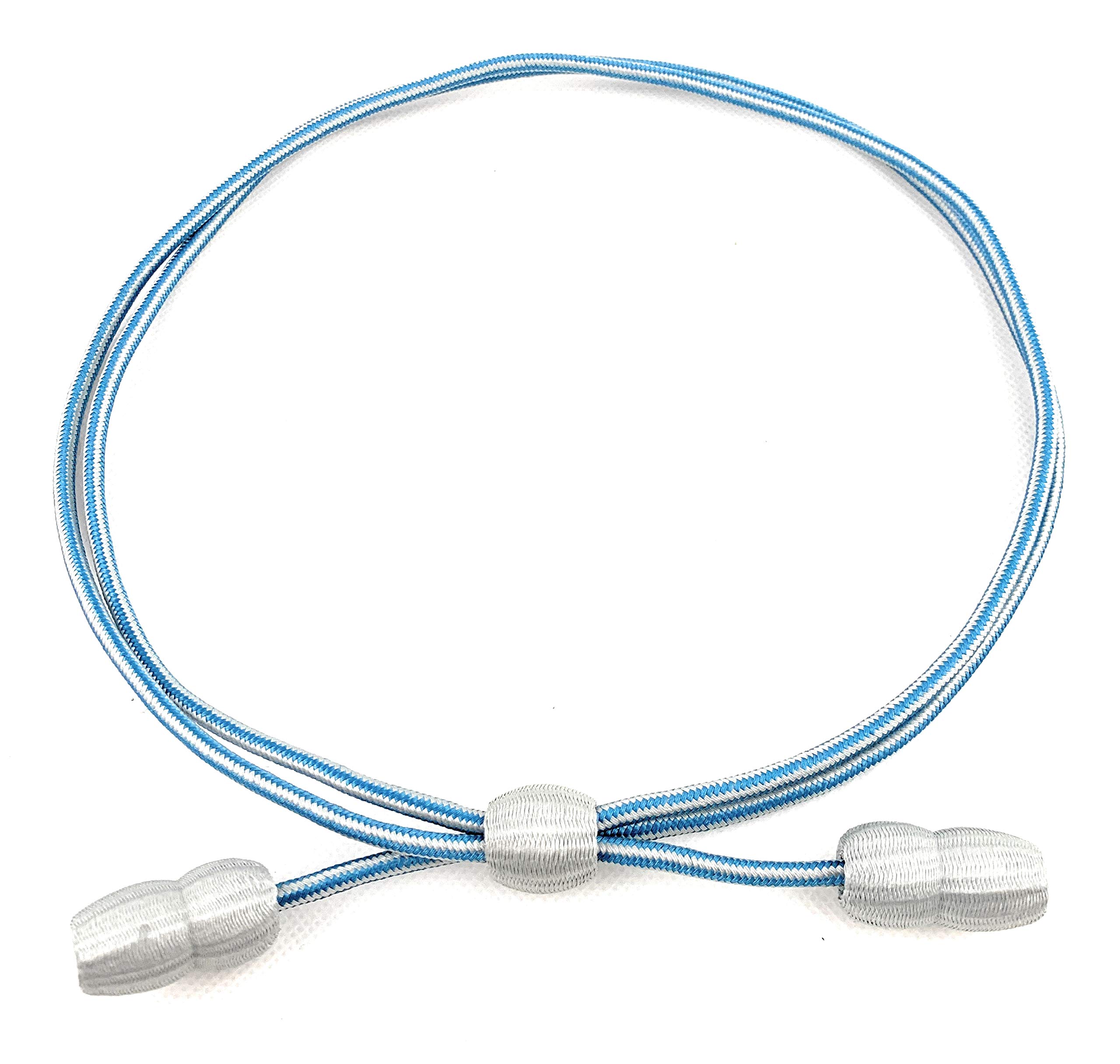 U.S. Army Military Intel Intelligence Corp light Blue & Grey Acorn Campaign Hat Cord