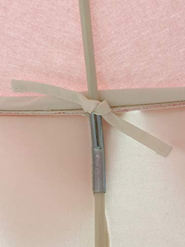 Domestic Objects | Castle Tower Play Tent | Kids Playhouse | Indoor Fort | Cotton Canvas | Premium Quality (42" Wide x 54" Tall) (Pink)