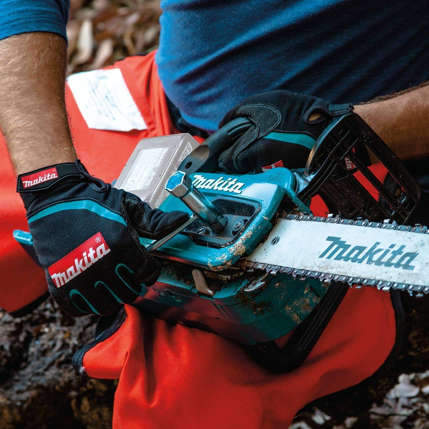 Makita XCU07Z 18V X2 (36V) LXT Lithium-Ion Brushless Cordless 14" Chain Saw, Tool Only, Teal (Renewed)