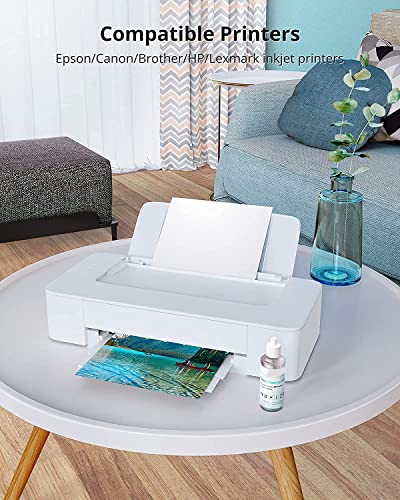 WOKOK Printer Cleaning Kit | Printhead Cleaning Kit | for Inkjet Printers HP/Brother/Epson/Canon WF-7710 WF-3640 7620 8600 8610 8620 WF-2750 WF-2650 ET-2750 ET-2650 C88 Liquid Printers Nozzle(100ml)