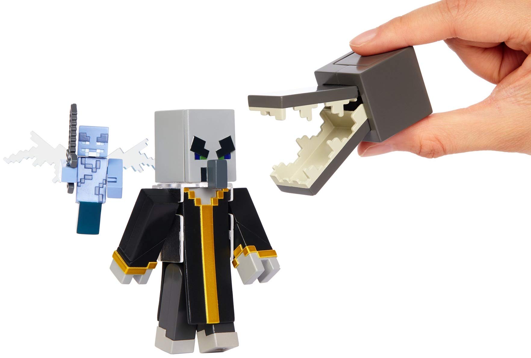 Mattel Minecraft Comic Maker Multipack Attack Set with Evoker and Vexes, Based on Minecraft Video Game, Toys for Girls and Boys Age 6 and Up