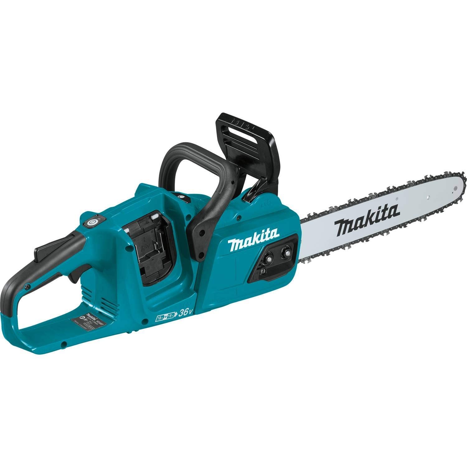 Makita XCU07Z 18V X2 (36V) LXT Lithium-Ion Brushless Cordless 14" Chain Saw, Tool Only, Teal (Renewed)