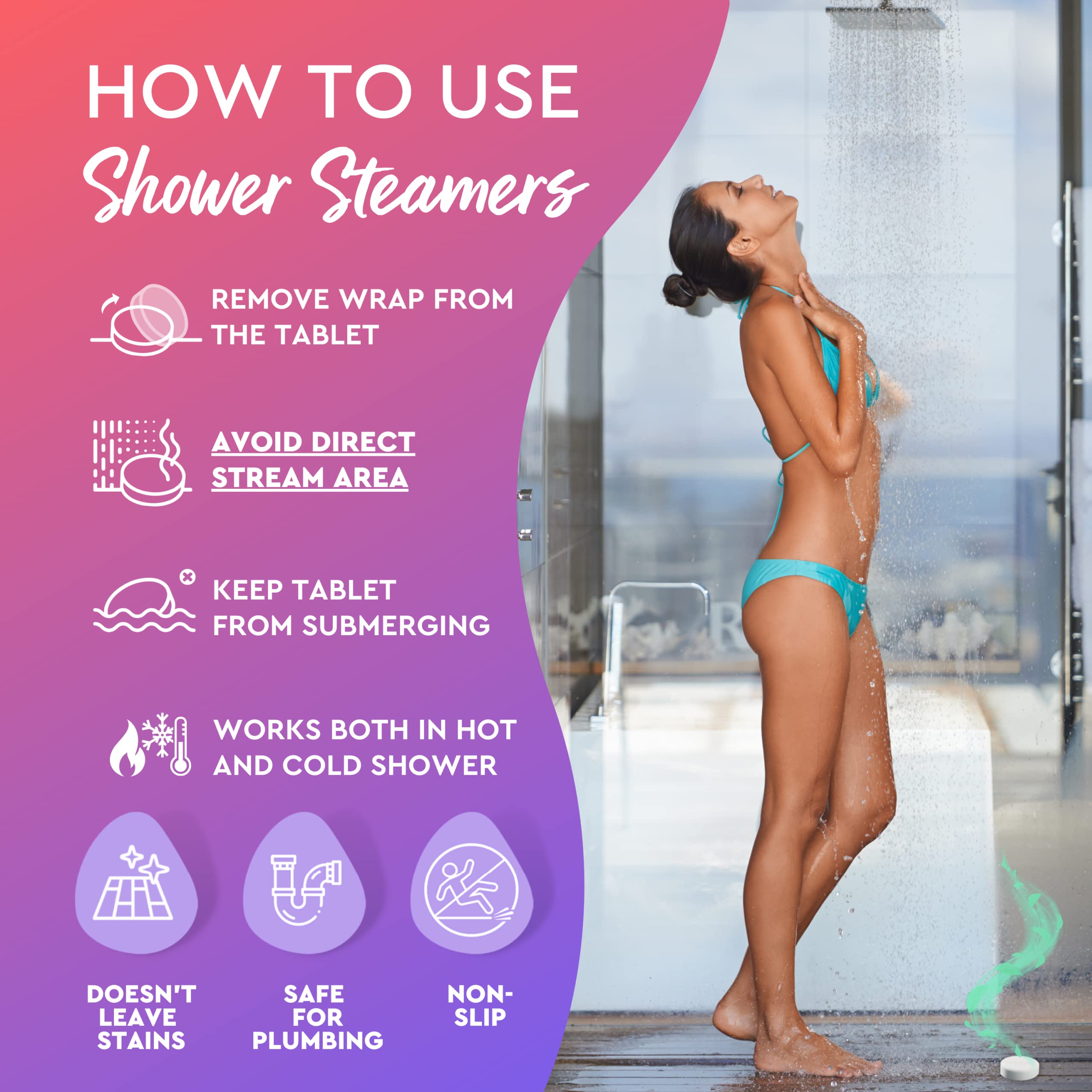 Cleverfy Shower Steamers Aromatherapy - Variety Pack of 6 Shower Bombs