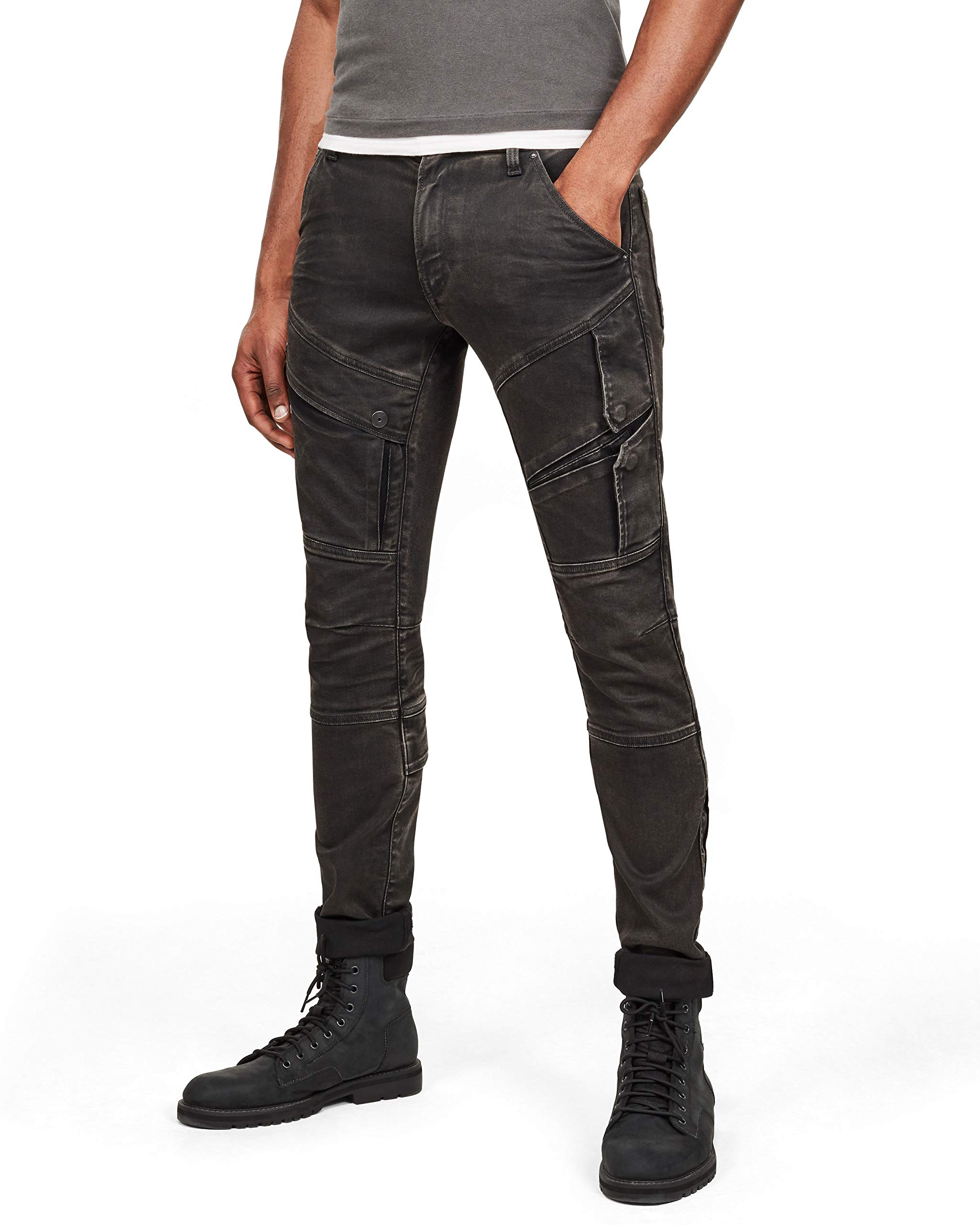G-STAR Airblaze 3D Skinny Fit Jeans, Worn in Umber Cobler, 34W x 32L