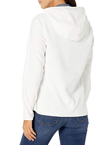 Amazon Essentials Women's Long-Sleeve Hooded Full-Zip Polar Fleece Jacket, Ivory, X-Large