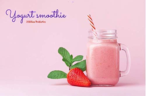 Pumjil Ice Cream Mix, Probiotic Soft Serve Ice Cream Mix, Ideal for Frozen Yogurt and Smoothies, 59 servings per Box Soft Serve Mix, Net WT 1.98lbs(Strawberry)