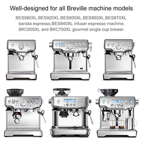Possiave 12-Pack Charcoal Water Filters Compatible with Breville BWF100 Machines, Breville Espresso Machine Water Filter Replacements