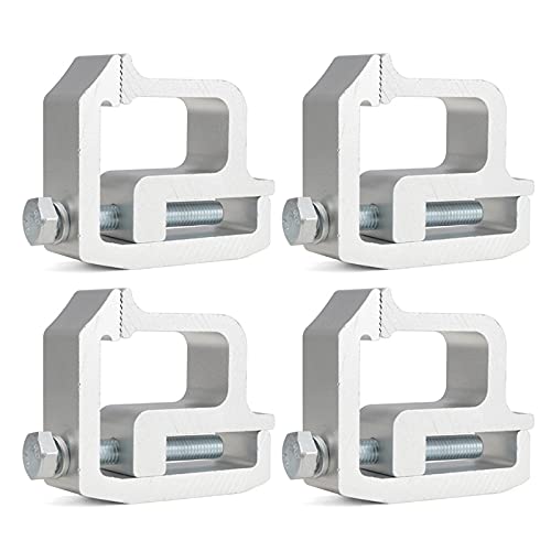 Mounting Clamps Truck Cap Topper Camper Shell Heavy Duty TL-2002, 4Pcs Universal Truck Topper Clamp Camper Shell Compatible with Toyota Ford Dodge Chevy