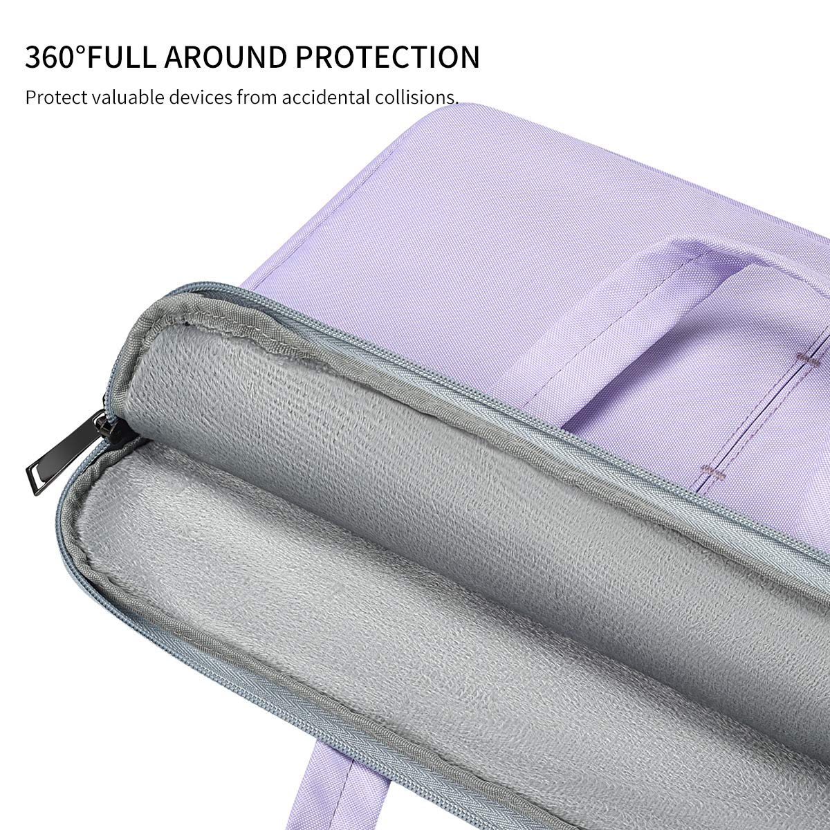 13.3 14 Inch Laptop Shoulder Bag Sleeve Case for Dell Latitude 14/ Inspiron 14 5410, 13.5-14.4 Surface Laptop Studio 6/5/4, HP Lenovo Acer ASUS Chromebook 14/ Stream 14/ IdeaPad/Swift 3,Purple