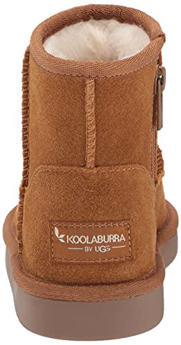 Koolaburra by UGG unisex child Koola Mini Fashion Boot, Chestnut, 2 Little Kid US