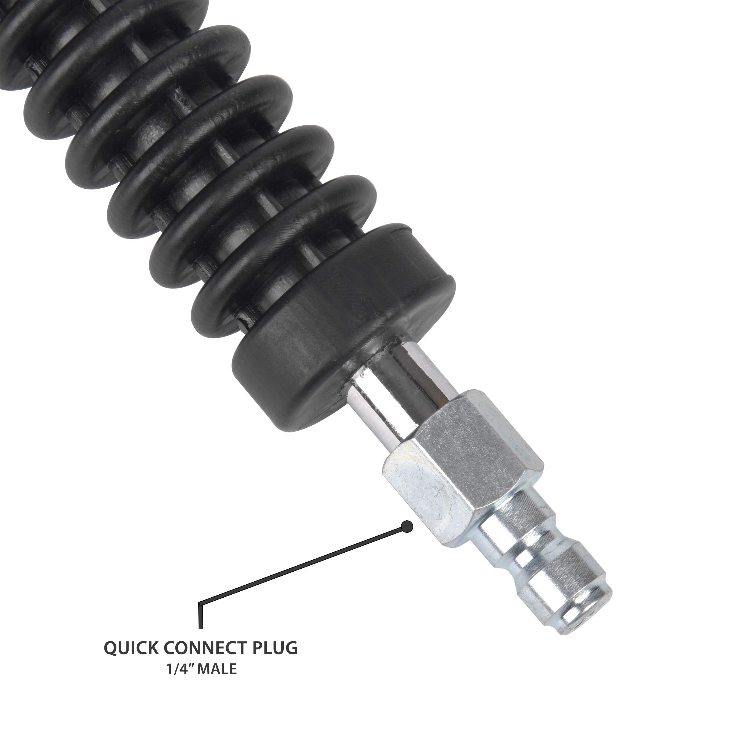 McKillans® Car Pressure Washer Extension Wand - Power Washer Wand Extension for Car Wash - Short Pressure Washer Wand Replacement - Pressure Washer Accessories & Attachments - 1/4” Quick Connect Plug
