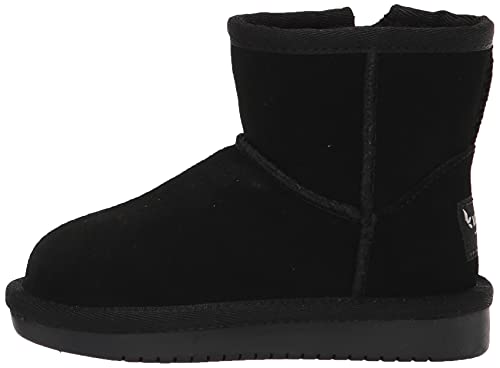 Koolaburra by UGG unisex child Koola Mini Fashion Boot, Black, 2 Little Kid US