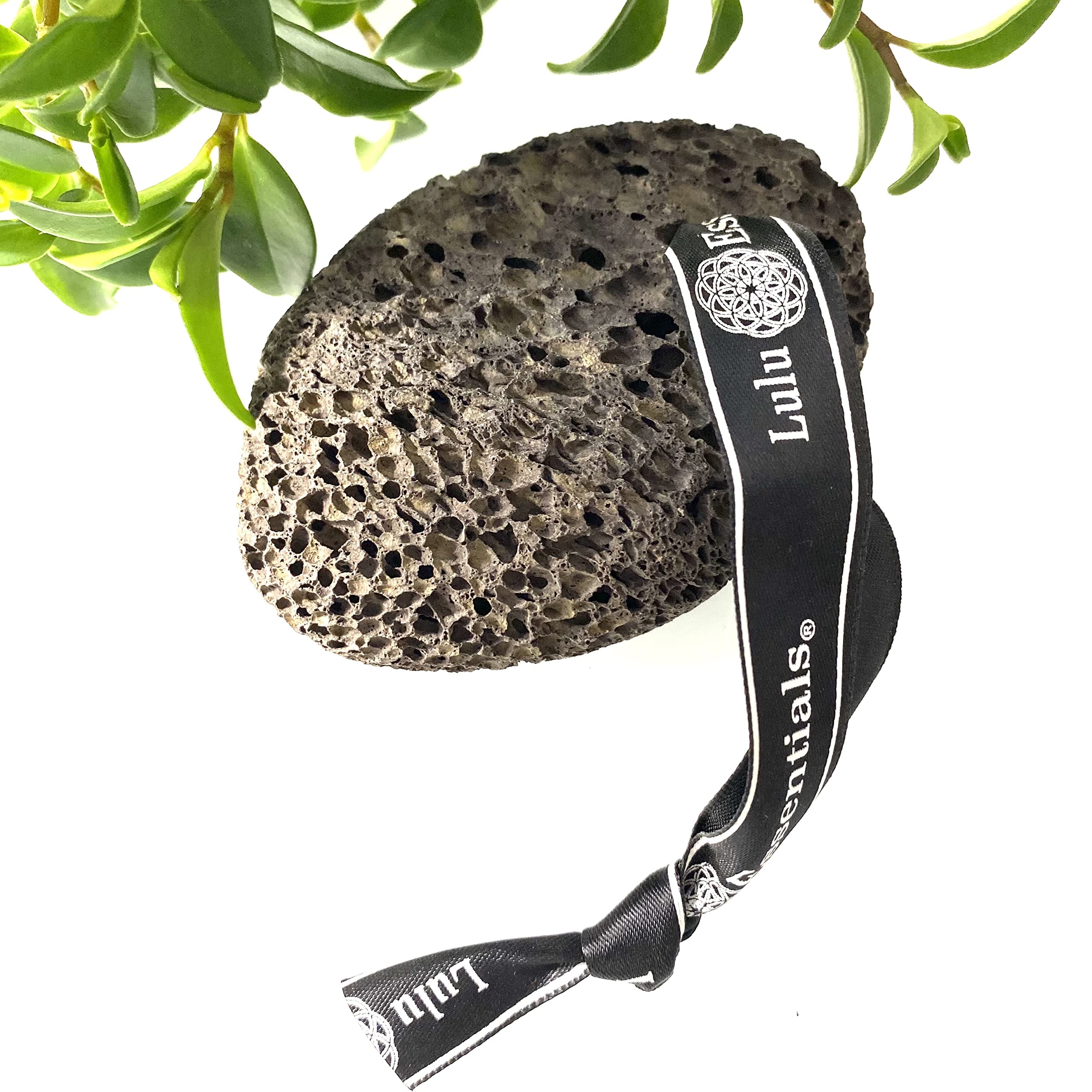 Lulu Essentials Natural Pumice Stone for Feet - Earth Lava Foot Pumice for Dry Callused Skin - Exfoliating Pedicure Tool