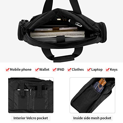 CamGo Tactical Briefcase 14 inch Laptop Messenger Bag Military Style Shoulder Bag Handbag for Men