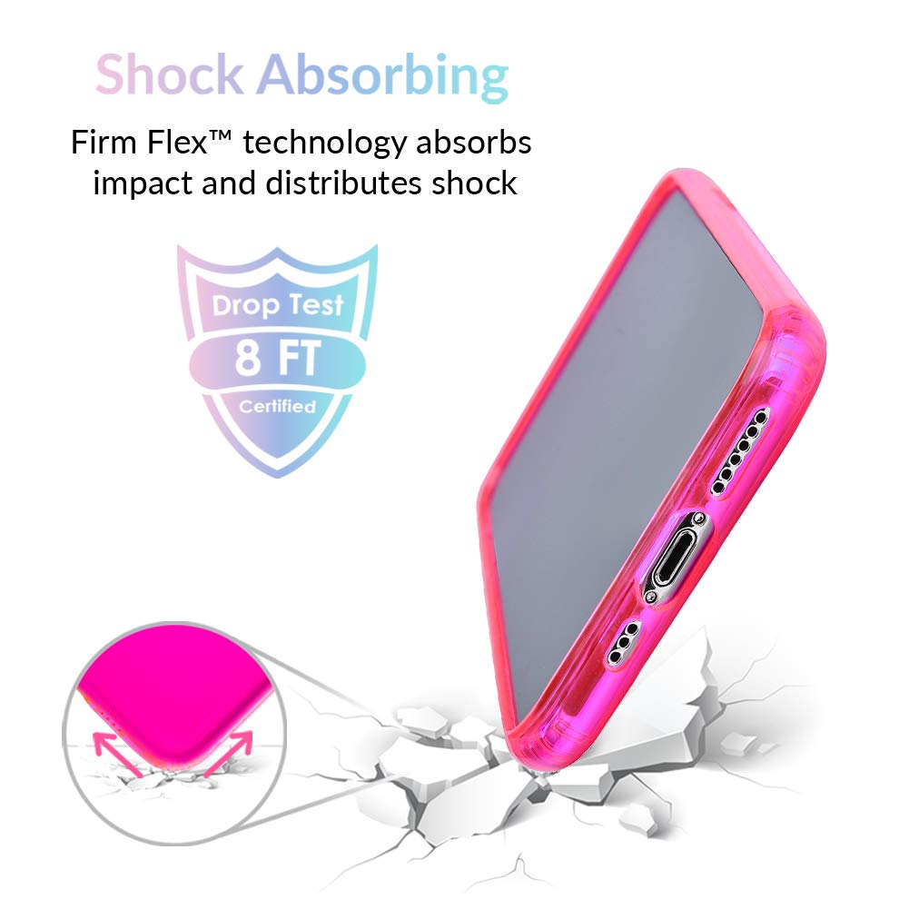 VELVET CAVIAR Compatible with iPhone 11 Pro Max Case Neon Pink - Cute Clear Protective Phone Cover for Women, Girls (Hot Pink)