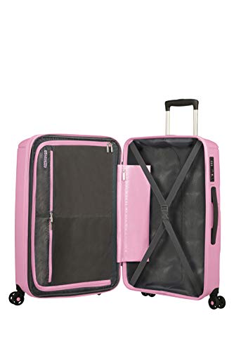 American Tourister Spinner M Expandable (67.5 cm-83.5 L), Pink (Pink Gelato), M (67.5 centimeters-83.5 L)
