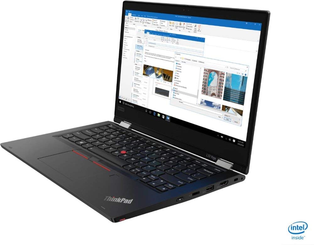 Lenovo 2020 Flagship ThinkPad L13 Yoga 2-in-1 Business Laptop, 13.3" FHD IPS Touchscreen, 10th Gen Intel 4-Core i5-10210U(>i7-8550U), 8GB DDR4 256GB SSD, Backlit FP Pen Win + HDMI Cable