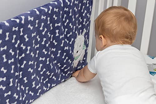 Plush Fleece Throw and Receiving Baby Blankets for Boys and Girls 30x36 (Fluffy Puppy)